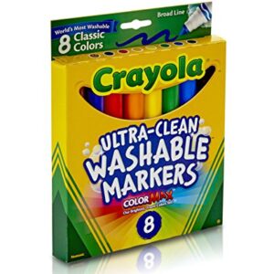 Crayola 8 Ct Broad Line Washable Markers