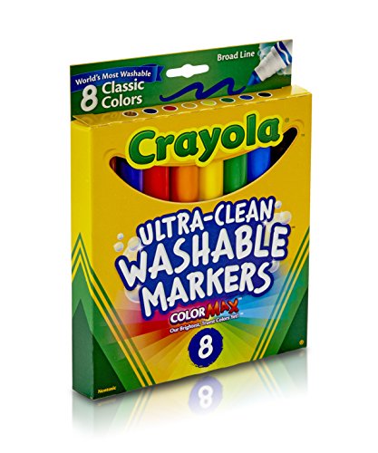 Crayola 8 Ct Broad Line Washable Markers