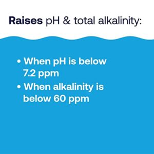 HTH Pool Care pH Up, Raises pH, Swimming Pool Chemical, 4 Lbs