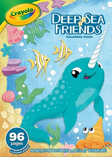 Crayola Under The Sea Coloring Pages and Stickers, Coloring Book