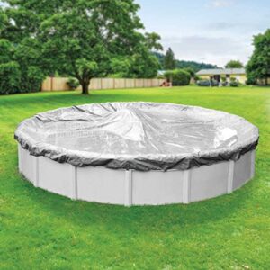 Robelle 3330-4 Platinum Winter Pool Cover for Round Above Ground Swimming Pools, 30-ft. Round Pool