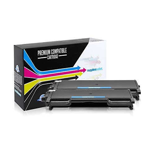 SuppliesOutlet Compatible Toner Cartridge Replacement for Brother TN350 / TN-350 (Black,2 Pack)