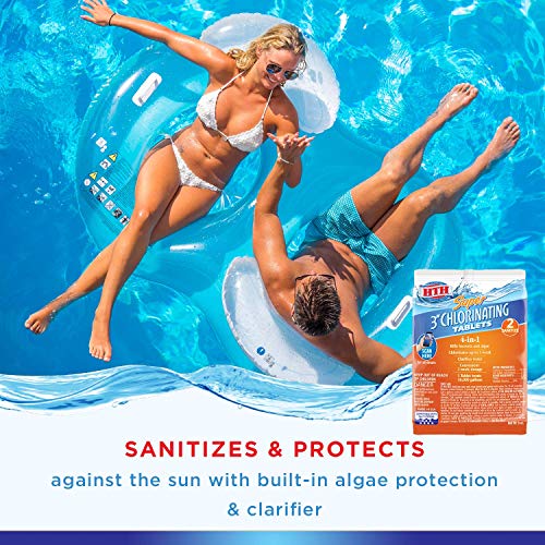 HTH 42032 Super 3-inch Chlorinating Tablets Swimming Pool Chlorine Sanitizer, 6 oz