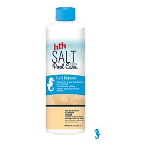 hth 67021 cell extend salt swimming pool care, 1 qt