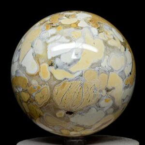 2.4lb King Cobra Jasper Sphere Natural Chalcedony Gemstone Crystal Mineral India