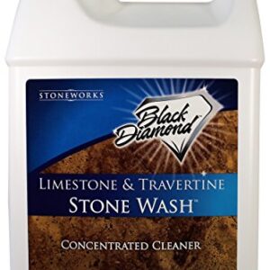 Black Diamond Stoneworks Limestone and Travertine Floor Cleaner: Natural Stone, Marble, Slate, Polished Concrete, Honed or Tumbled Surfaces. Concentrated Ph. Neutral.1 Gallon