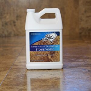 Black Diamond Stoneworks Limestone and Travertine Floor Cleaner: Natural Stone, Marble, Slate, Polished Concrete, Honed or Tumbled Surfaces. Concentrated Ph. Neutral.1 Gallon