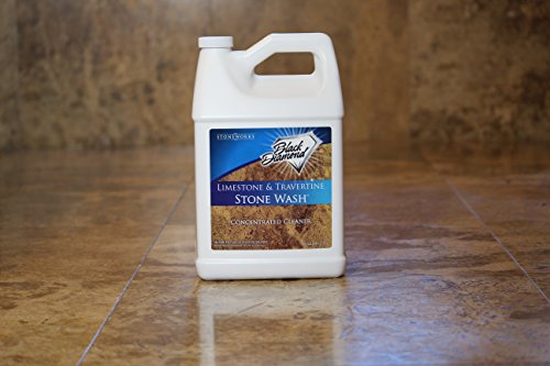 Black Diamond Stoneworks Limestone and Travertine Floor Cleaner: Natural Stone, Marble, Slate, Polished Concrete, Honed or Tumbled Surfaces. Concentrated Ph. Neutral.1 Gallon