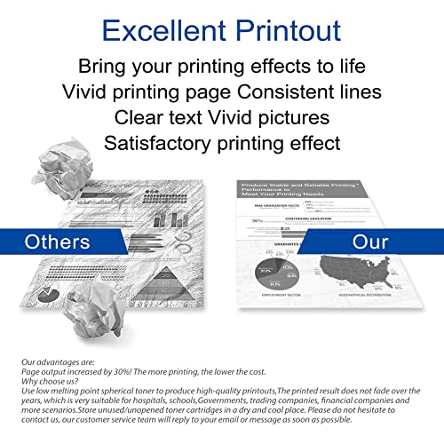 TN760 High Yield Black Toner Cartridge, TN-760 Toner, Page Yield Up to 4,000 Pages, 2 Pack, Replacement for Brother MFC-L2710DW MFC-L2750DW HL-L2370DW HL-L2395DW HL-L2350DW DCP-L2550DW Printer Toner