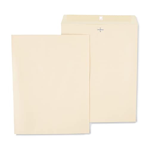 Staples 122150 Clasp Extra-Heavyweight Envelopes 12-Inch X 15-1/2-Inch Manila 100/Bx