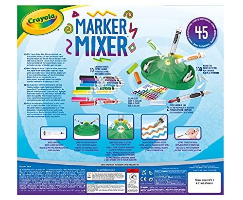 Crayola Marker Mixer Art Kit, Washable Marker Set, Easy Craft Kit for Kids, Gift for Kids Age 6+