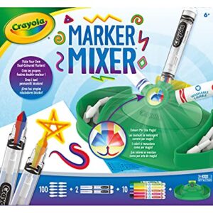 Crayola Marker Mixer Art Kit, Washable Marker Set, Easy Craft Kit for Kids, Gift for Kids Age 6+