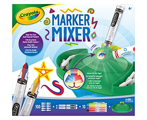 Crayola Marker Mixer Art Kit, Washable Marker Set, Easy Craft Kit for Kids, Gift for Kids Age 6+