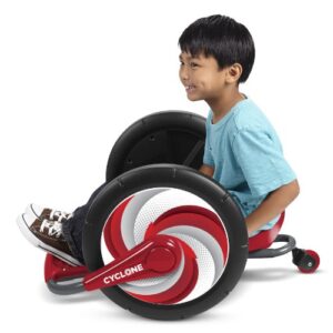 Radio Flyer Cyclone Kid's Ride On Toy, Red, Ages 3-7 Years