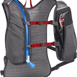 CamelBak Chase 8 Limited Edition Bike Vest with 2L Fusion Hydration Bladder - Heather Grey/Racing Red