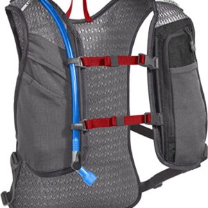 CamelBak Chase 8 Limited Edition Bike Vest with 2L Fusion Hydration Bladder - Heather Grey/Racing Red