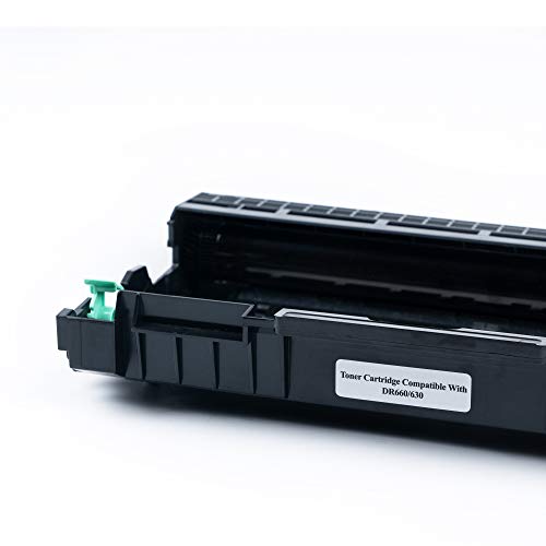 TonerPlusUSA Compatible Toner Cartridge and Drum Unit Set Replacement for Brother TN660 TN630 DR630 High Yield for DCP-L2540DW/HL-L2300D/L2360DW/MFC-L2680W/L2685DW Black (2DR630+ 8TN660, [2+8] Pack)