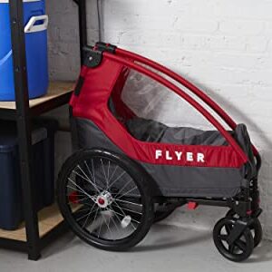 Flyer™ Duoflex 2 in 1 Bike Trailer and Stroller for Toddlers, 1+ Years