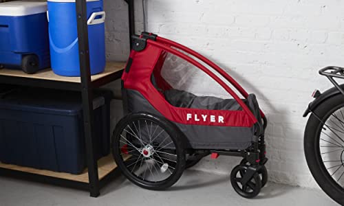 Flyer™ Duoflex 2 in 1 Bike Trailer and Stroller for Toddlers, 1+ Years