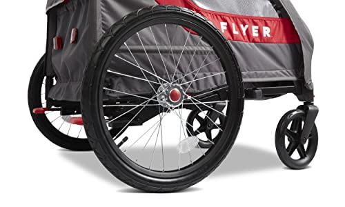 Flyer™ Duoflex 2 in 1 Bike Trailer and Stroller for Toddlers, 1+ Years