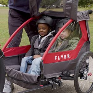 Flyer™ Duoflex 2 in 1 Bike Trailer and Stroller for Toddlers, 1+ Years