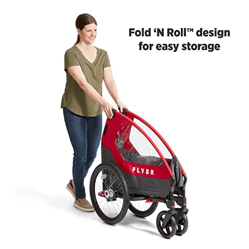 Flyer™ Duoflex 2 in 1 Bike Trailer and Stroller for Toddlers, 1+ Years