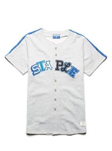 staple loopback baseball jersey (2xlarge, heather)