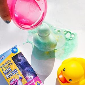 Mr. Bubble Kids Bath Bomb Potions - Colorful Fizzy Fun - Cool Foam and Bubble Science Beaker for The Bath (Pack of 4)