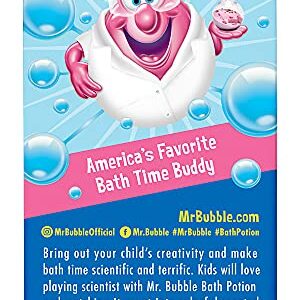 Mr. Bubble Kids Bath Bomb Potions - Colorful Fizzy Fun - Cool Foam and Bubble Science Beaker for The Bath (Pack of 4)