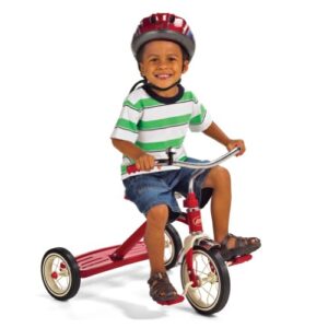 Radio Flyer Classic Red 10" Tricycle for Toddlers Ages 2-4, Toddler Bike