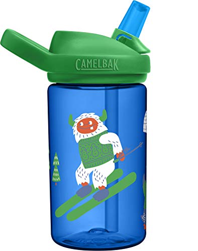 Eddy+ Kids BPA-Free Water Bottle with Straw, 14oz, Sweater Shedders