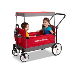 Radio Flyer Convertible Stroll 'N Wagon, Red