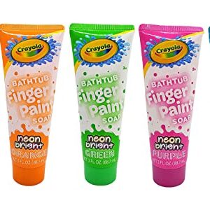 Crayola Neon Bright Bathtub Finger Paint Soap (Set Of 5)