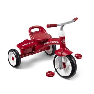 radio flyer red rider trike, outdoor toddler tricycle, for ages 2.5-5 (amazon exclusive)