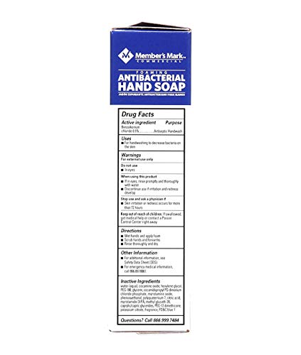 Members Mark Antibacterial Hand Soap 2 Pack Net 67.6 Oz