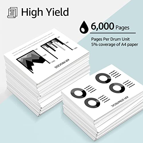 greencycle TN460 TN-460 Toner Cartridge Replacement Compatible for Brother Intellifax 4100 4100e 5750 5750e MFC-1260 MFC-9870 MFC-9700 MFC-2500 DCP-1400 DCP-1200 Series Printer (Black, 6 Pack)