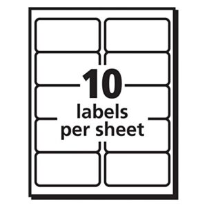 Avery Shipping Labels with TrueBlock Technology for Inkjet Printers 2" x 4", Box of 1,000 (8463)