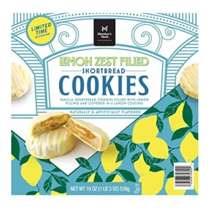 member’s mark lemon zest filled vanilla shortbread cookies (19 ounce)