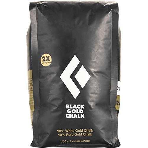 Black Diamond Black Gold Loose Chalk for Rock Climbing and Grip, 300g