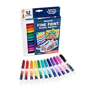 Crayola Dual Chisel Tip & Brush Markers, Art Markers, Gifts for Teens, 12ct