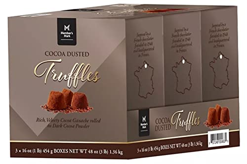 Member's Mark Cocoa Dusted Truffles (3 in a pack) 3x 16oz