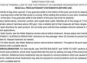 DryTec 1-1901-24 Calcium Hypochlorite Chlorine Shock Treatment for Swimming Pools, 1-Pound, 24-Pack