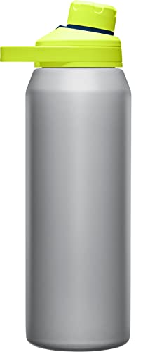 CamelBak Chute Mag Water Bottle, Insulated Stainless Steel, 32oz, Trailblazer Grey