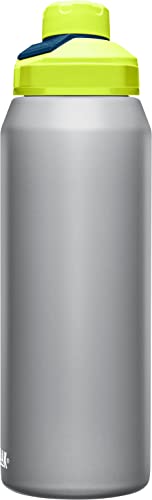 CamelBak Chute Mag Water Bottle, Insulated Stainless Steel, 32oz, Trailblazer Grey