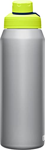 CamelBak Chute Mag Water Bottle, Insulated Stainless Steel, 32oz, Trailblazer Grey