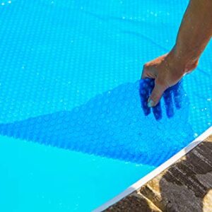 Sun2Solar Blue 30-Foot Round Solar Cover | 1600 Series Style | Heat Retaining Blanket for In-Ground and Above-Ground Round Swimming Pools | Use Sun to Heat Pool Water | Bubble-Side Facing Down in Pool