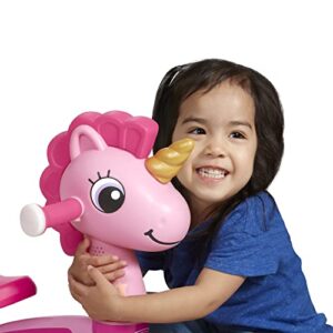 Radio Flyer Lil' Racers: Sparkle The Unicorn Ride on Toy, for Ages 1-3