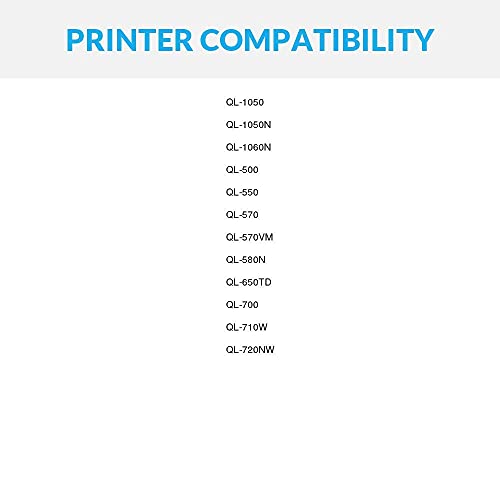 Speedy Inks Compatible Paper Tape Replacement for Brother DK-2210 (White, 2-Pack)