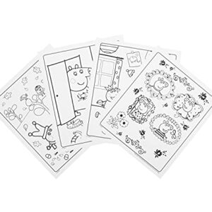 Crayola Peppa Pig Coloring Pages and Stickers, Gift for Kids, Ages 3, 4, 5, 6