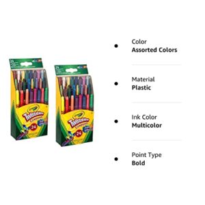 Crayola Crayons, 24 Count Bundle (Pack of 2)